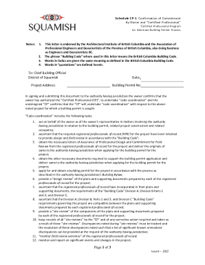 Fillable Online National Building Code (Alberta Edition) Schedules User ...