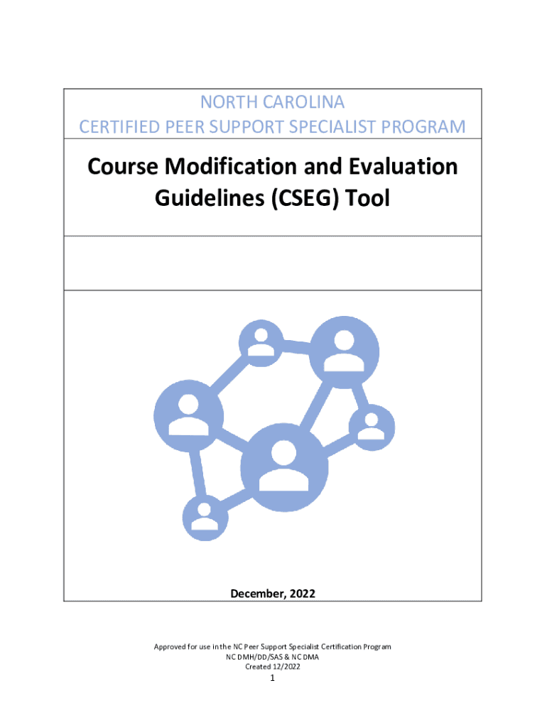 Fillable Online Course Modification and Evaluation Guidelines (CSEG) Tool Fax Email Print ...