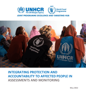 Fillable Online integrating protection and accountability to affected ...