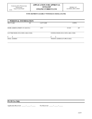 Fillable Online RAMP Certification - Pennsylvania Liquor Control Board ...