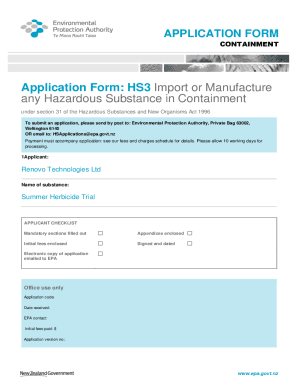 Fillable Online any Hazardous Substance in Containment Fax Email Print - pdfFiller