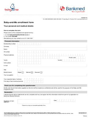 Fillable Online Bankmed Phone, Email, Address, Customer Service ...