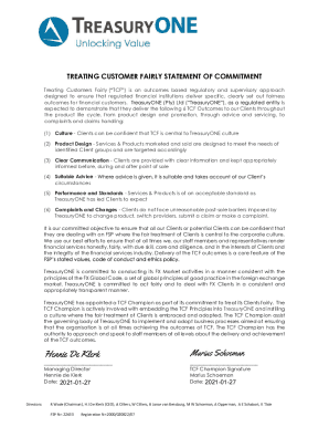 Fillable Online TCF-treating-customer-fairly-Statement-of-commitment ...