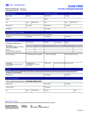 Fillable Online CLAIM FORM - Studylib Fax Email Print - pdfFiller