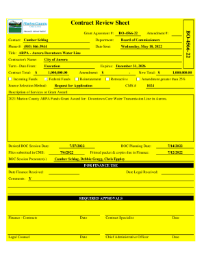 Fillable Online Contract review basics: how to review a contract Fax ...
