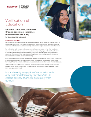Fillable Online Verification of Education (VOEd)- Product Sheet Fax ...