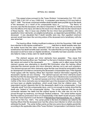 Fillable Online WELCOME TO WORKERS' COMPENSATION 101 Fax Email Print ...