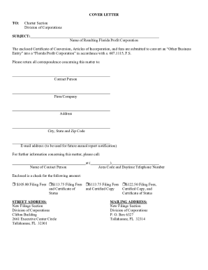 Fillable Online Certificate Of Conversion (Other Business Entity Into ...