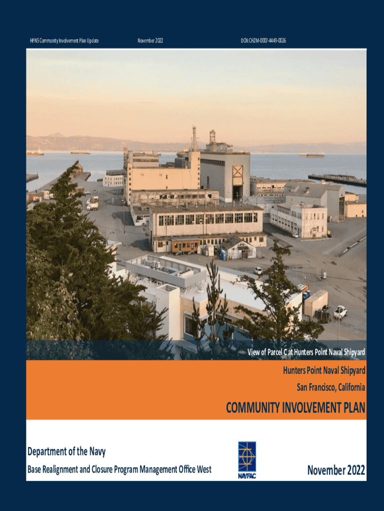 Fillable Online San Francisco Bay Hunters Point Naval Shipyard PARCEL ...