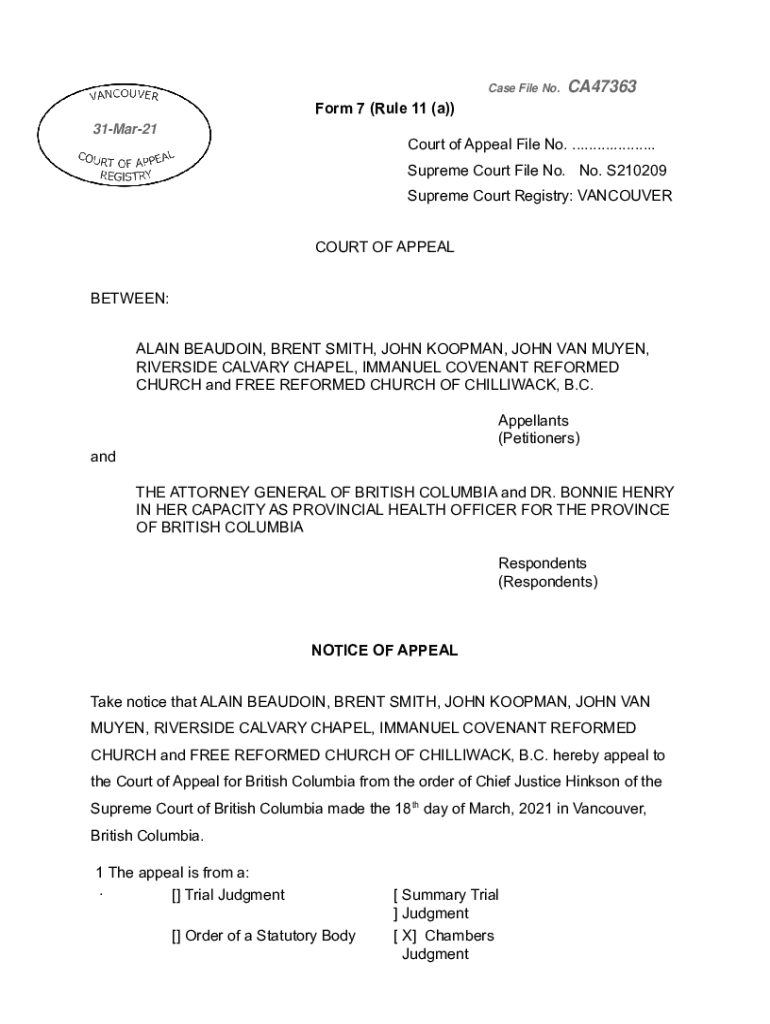Fillable Online Between This is the 1st affidavit of Brian Emerson in ... Fax Email Print ...