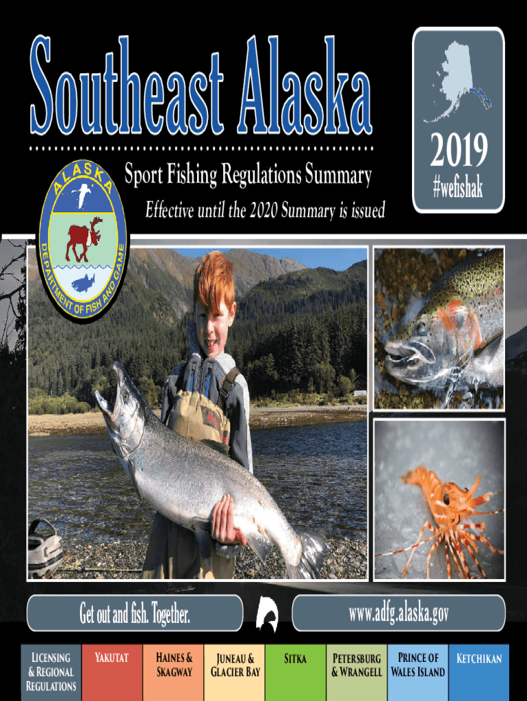 Fillable Online Sport Fishing Regulations, Alaska Department of Fish ...