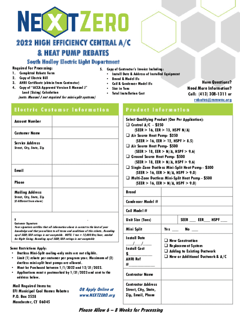Fillable Online Central Air Conditioners Fax Email Print - pdfFiller