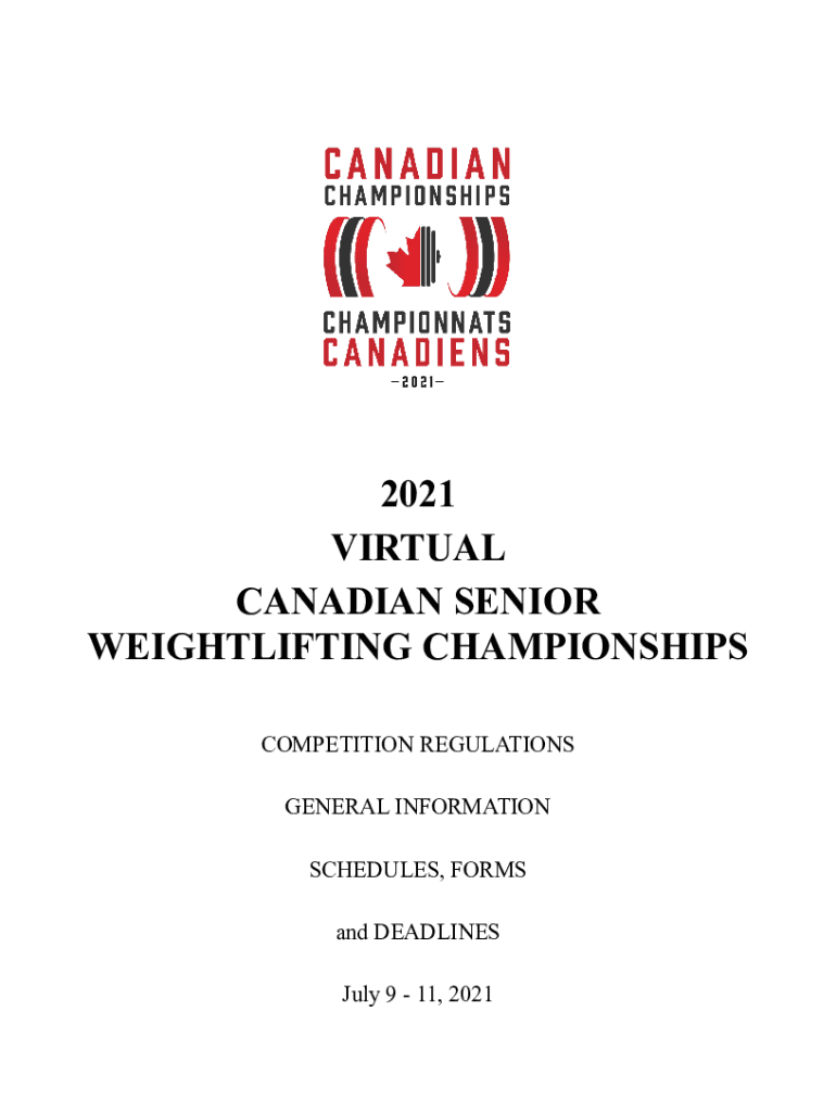 Fillable Online Ontario Weightlifting Association Fax Email Print - pdfFiller