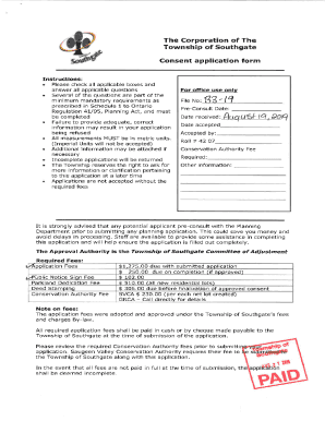 Fillable Online Consent application form Fax Email Print - pdfFiller
