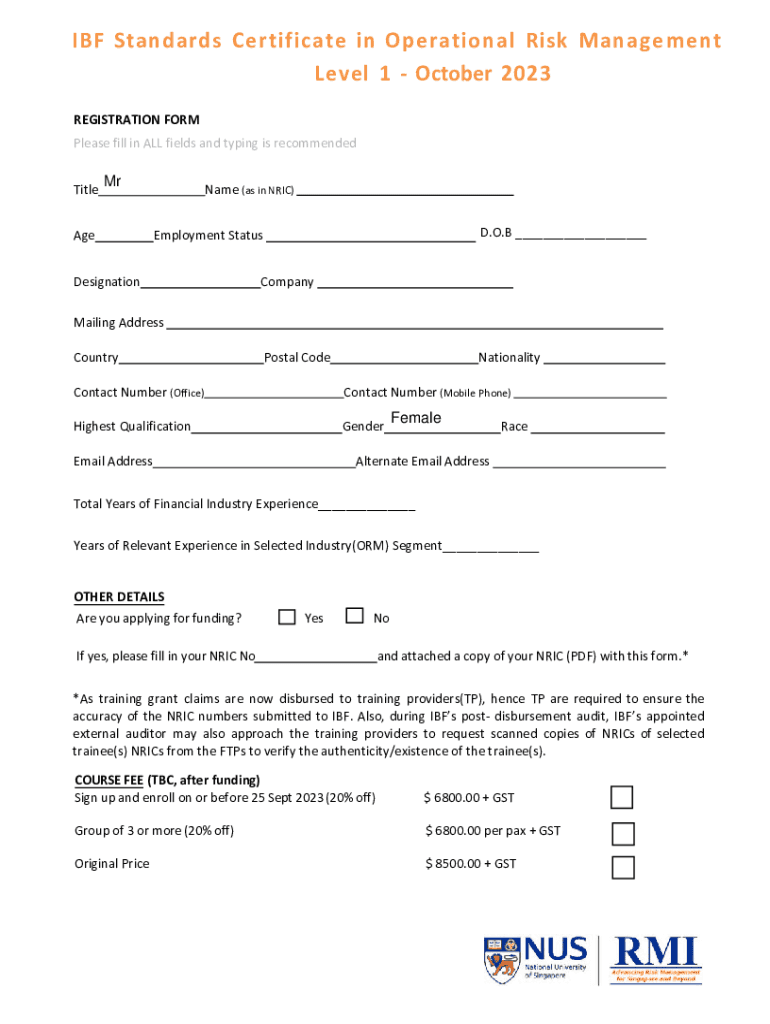 Fillable Online rmi nus edu Certificate In Operational Risk Management ...