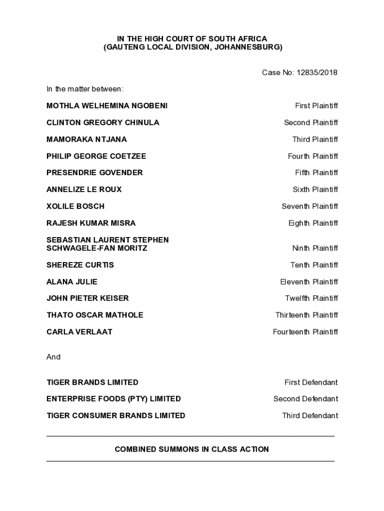 Fillable Online PHILIP GEORGE COETZEE Fax Email Print - pdfFiller