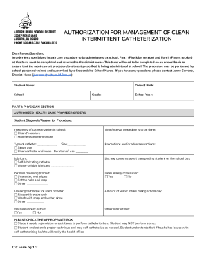 Fillable Online AUTHORIZATION FOR MANAGEMENT OF CLEAN ... Fax Email ...