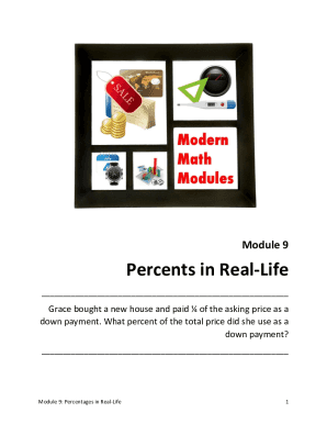 Fillable Online Module 9-Percents in Real-Life Fax Email Print - pdfFiller