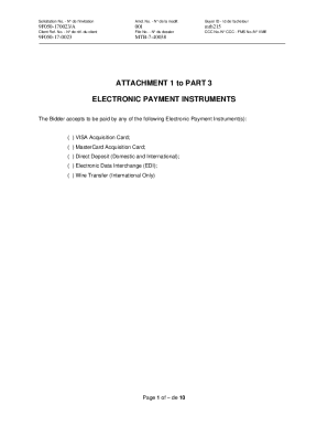 Fillable Online ATTACHMENT 1 to PART 3 ELECTRONIC PAYMENT ... Fax Email ...