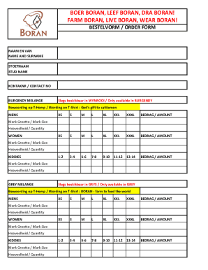 Fillable Online bestelvorm / order form Fax Email Print - pdfFiller