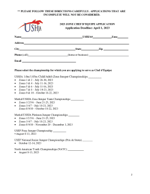 Fillable Online USHJA Zones 1 & 2 Riders Earn Coveted Medals and Gold ...