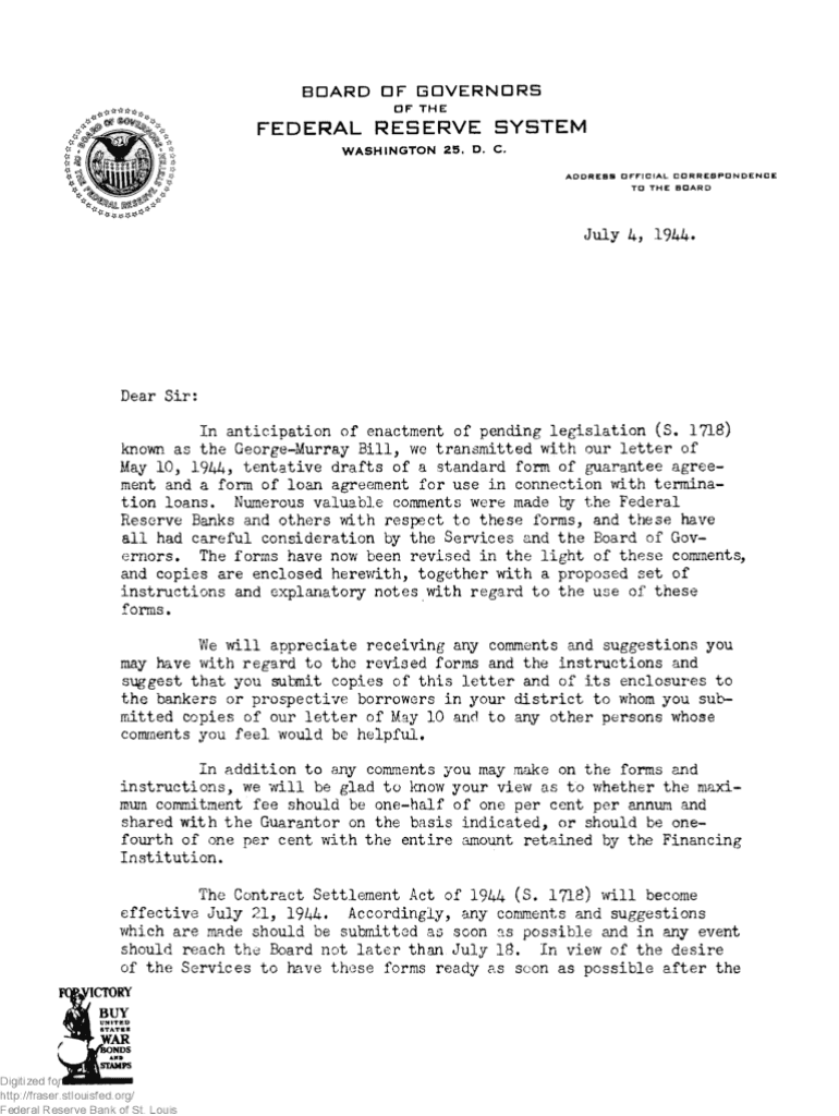 Fillable Online fraser stlouisfed Revised Drafts of Forms and Instructions Related to S. 1718 ...