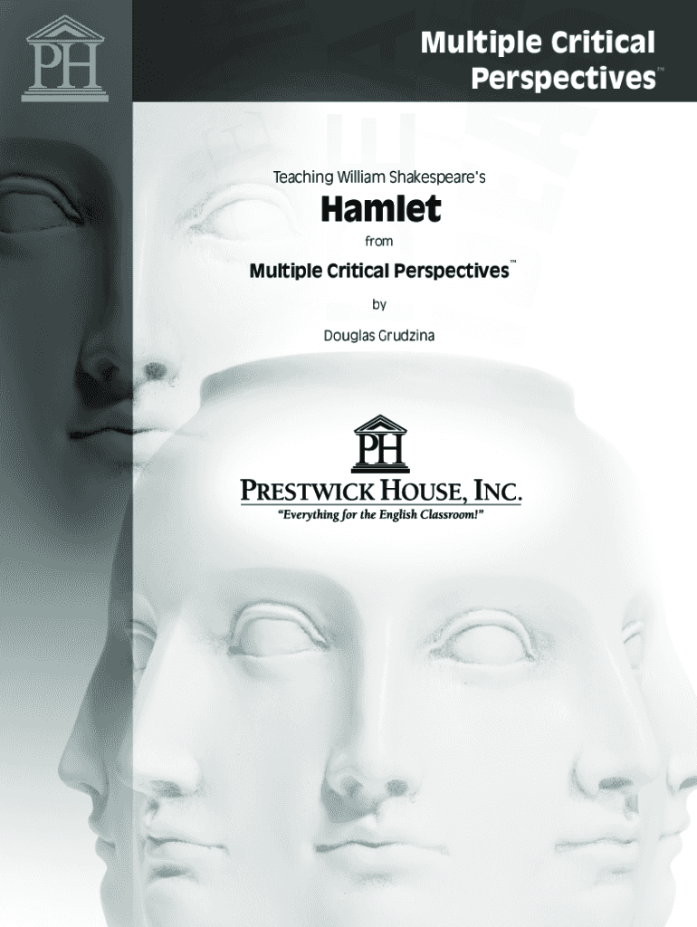 Fillable Online Hamlet - Multiple Critical Perspectives: William Shakespeare Fax Email Print ...