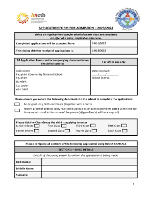Fillable Online Application Form 2023-24 - Danu Fax Email Print - pdfFiller