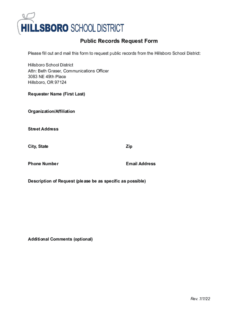 Fillable Online Accountability / Public Records Fax Email Print - pdfFiller