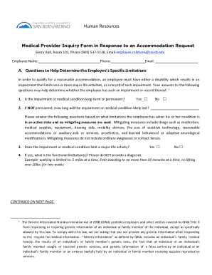 Fillable Online Employee's Guide to Reasonable Accommodation and the ... Fax Email Print - pdfFiller