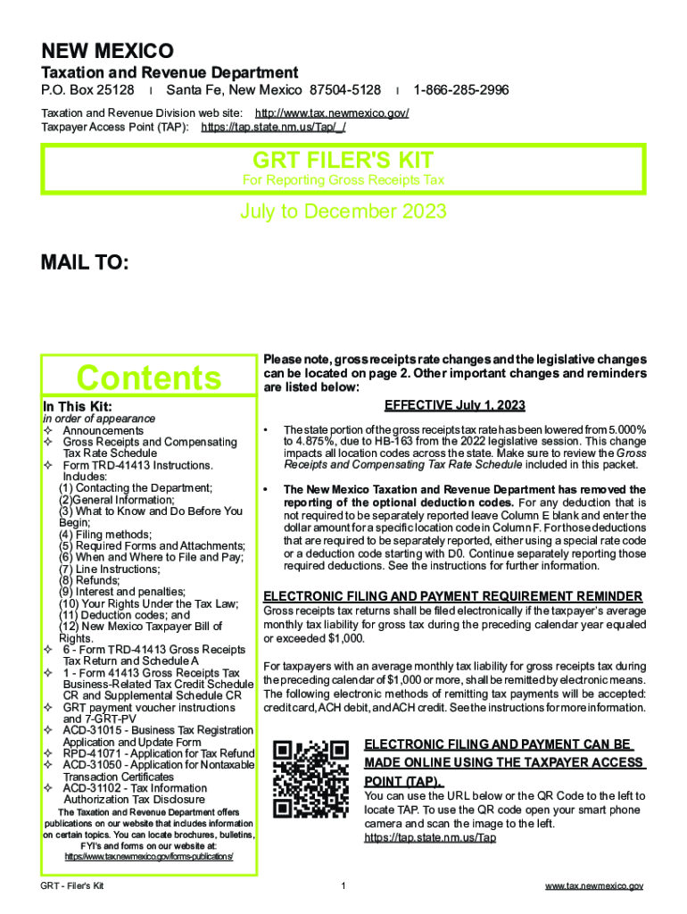 Fillable Online FYI-201 Gross Receipts Tax and Certain Foods Fax Email Print - pdfFiller