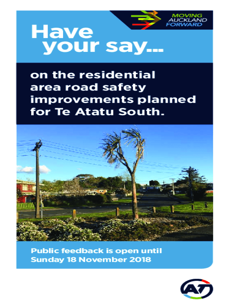 Fillable Online Your feedback on Te Atat Peninsula bus priority/T2 ...