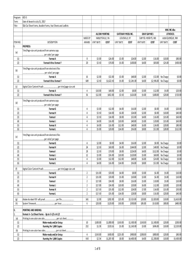 Fillable Online Program: 433S Fax Email Print - pdfFiller