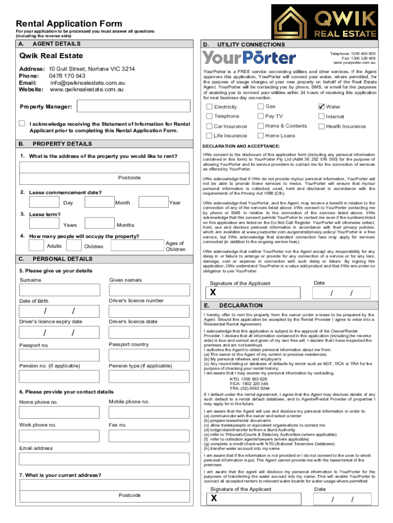 Fillable Online Texas Commercial Lease Application PDF Form Fax Email Print - pdfFiller