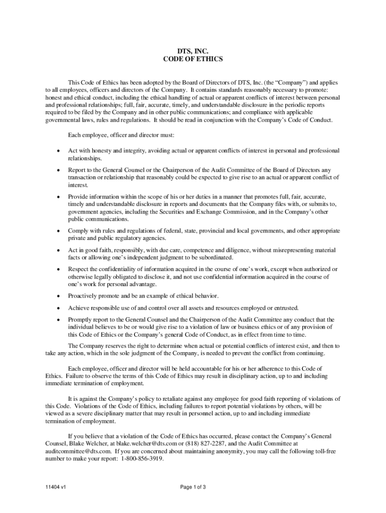 Fillable Online media corporate-ir Code of Ethics of NBC Capital ...