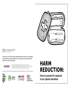 Fillable Online Harm Reduction: How to prevent and respond to an opioid ...