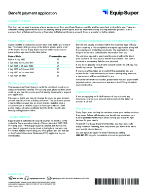 Fillable Online Superannuation forms Fax Email Print - pdfFiller