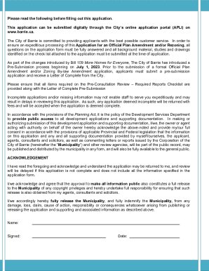 Fillable Online official-plan-amendment-and-rezoning-application.pdf Fax Email Print - pdfFiller