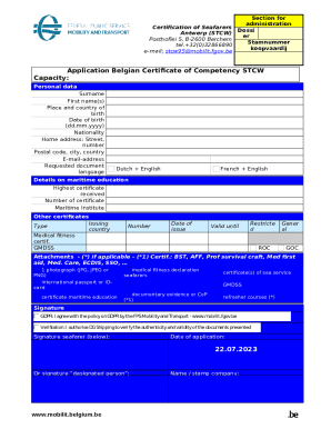 What are the Types of STCW Certificates and CoC for ... Doc Template ...