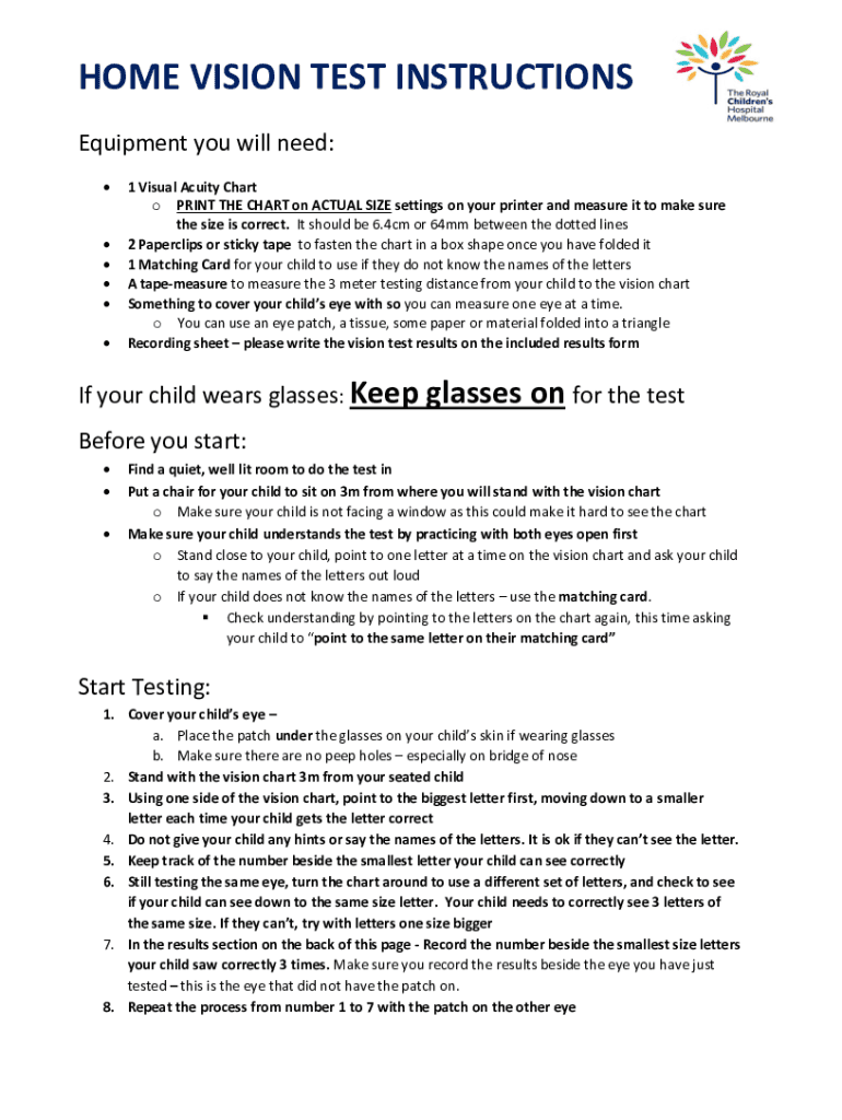 Fillable Online Eye Test: 3 Free Eye Charts To Download and Print at ...