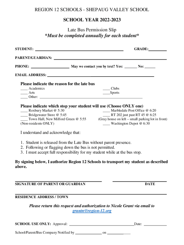 Fillable Online Transportation / School Bus Rules and Information Fax ...