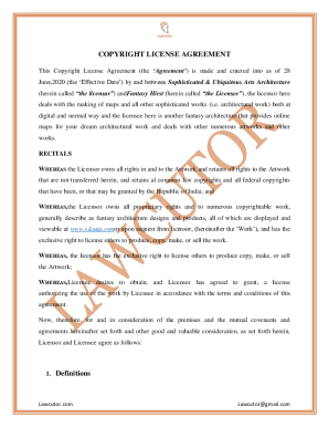 Fillable Online Copyright License Agreement: All You Need to Know Fax ...