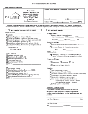 Fillable Online Procare Home Medical in Fairbanks - Location, Contact ...