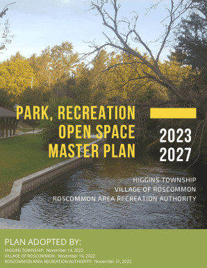 Fillable Online park, recreation open space master plan Fax Email Print ...
