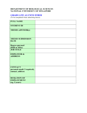 Fillable Online Senior Night Questionnaire - Fill Online, Printable ...