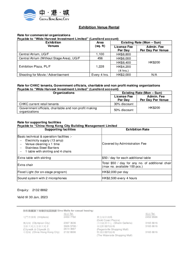 Fillable Online Here's How to Start a Venue Rental Business Fax Email ...