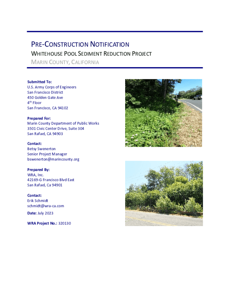 Fillable Online Project Agreements - San Francisco District (USACE) - Army.mil Fax Email Print ...