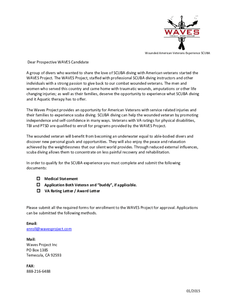 Fillable Online Waves Project: Home Fax Email Print - pdfFiller