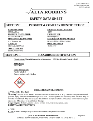 Fillable Online SAFETY DATA SHEET ROUNDUP PRO ... Fax Email Print ...