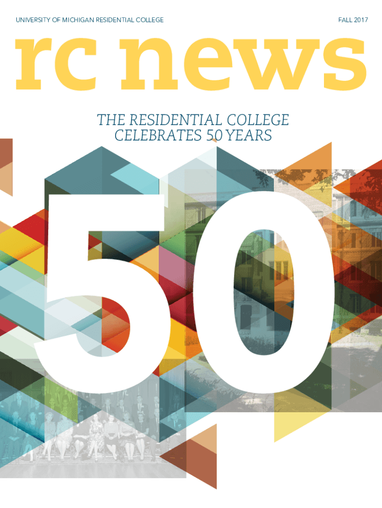 Fillable Online lsa umich 50 Students Nominated In Honor of RC's 50th ...